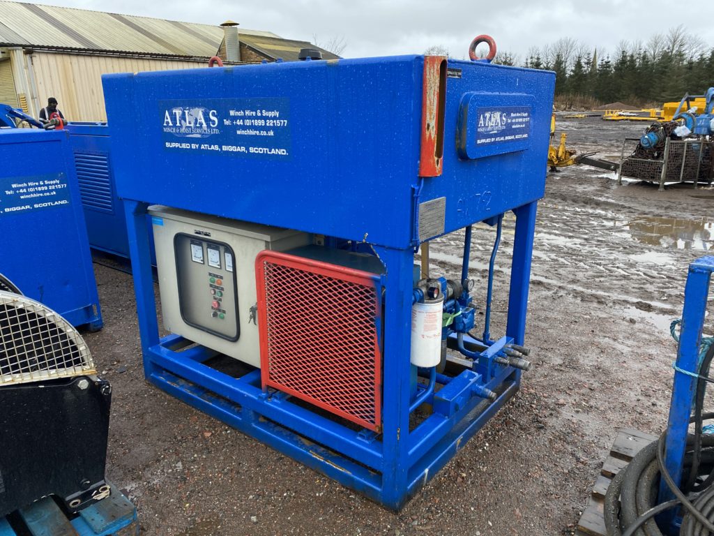 High-Performance Hydraulic Power Units | Atlas Winch Hire